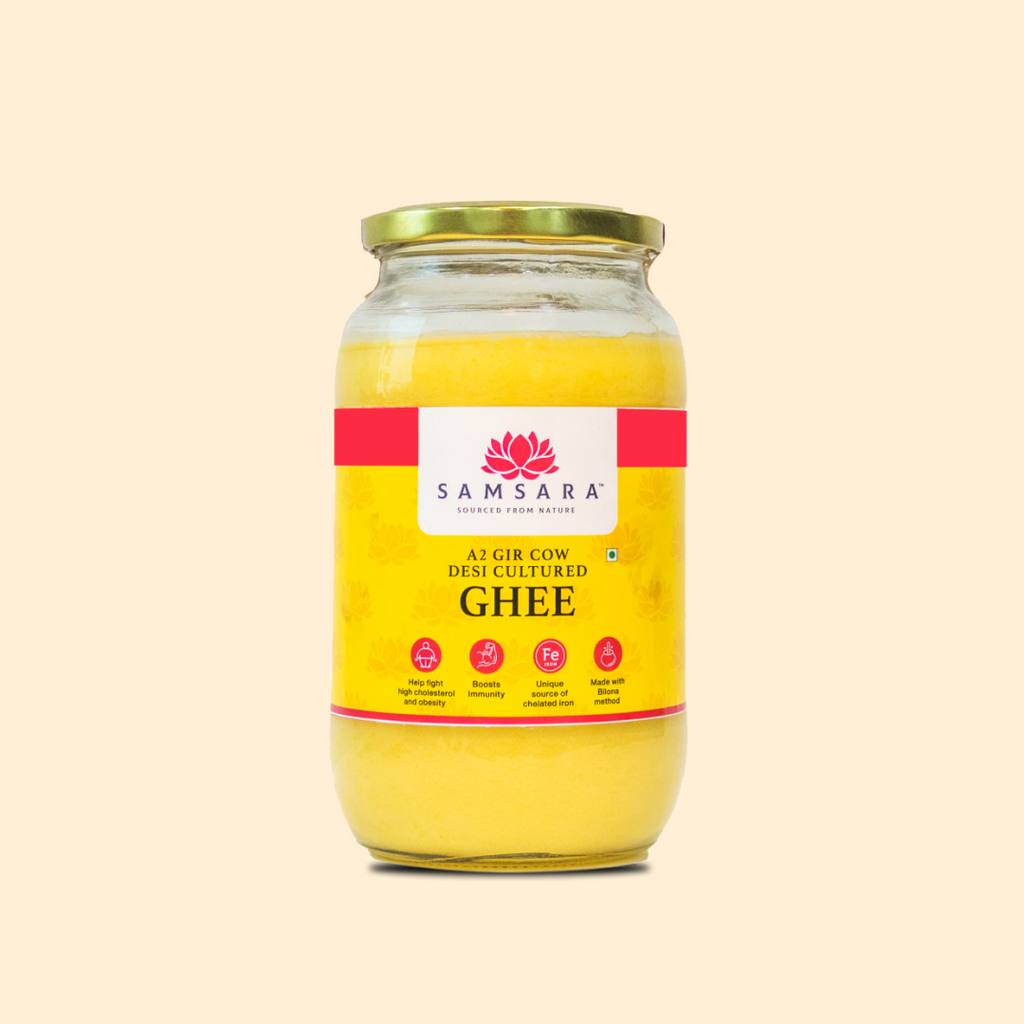 Desi A2 Gir Cow Ghee - 1000ml – Kishor Agro Products