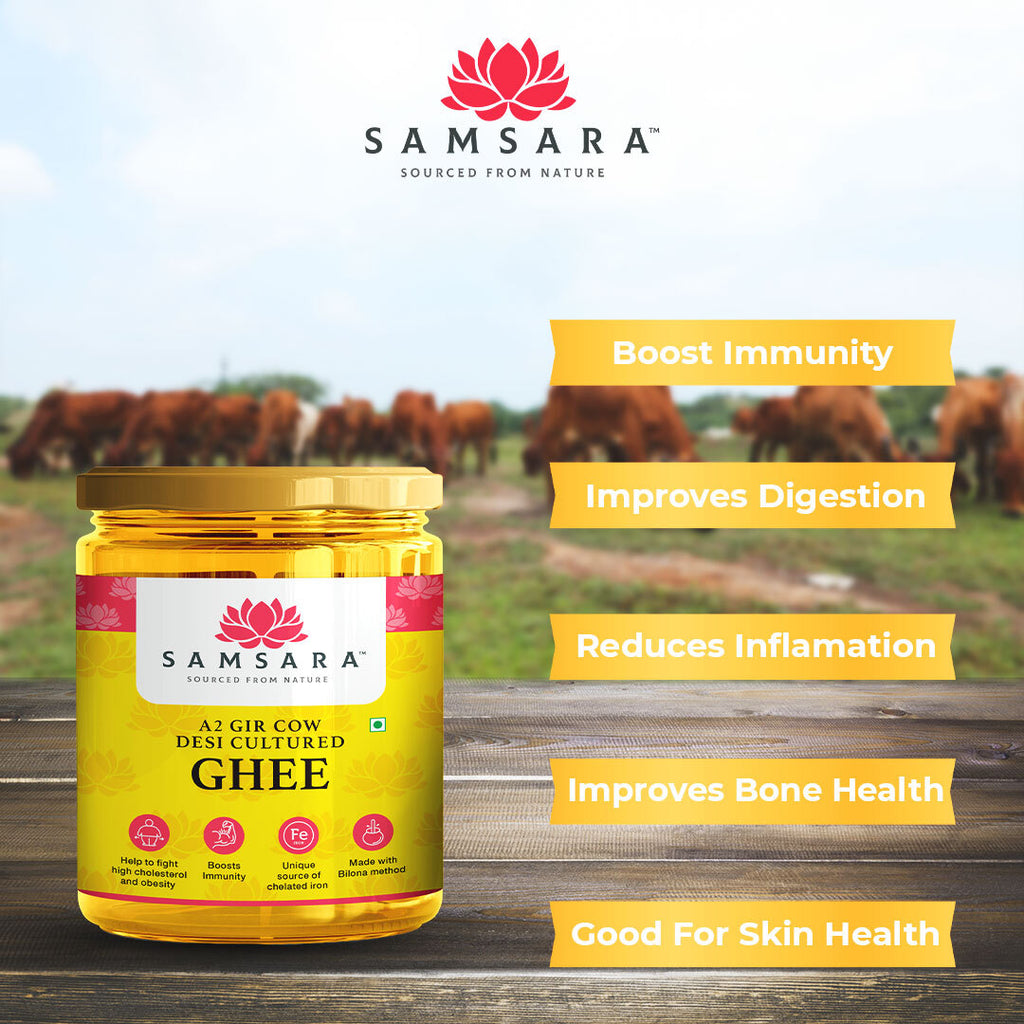 Desi A2 Gir Cow Ghee - 1000ml – Kishor Agro Products