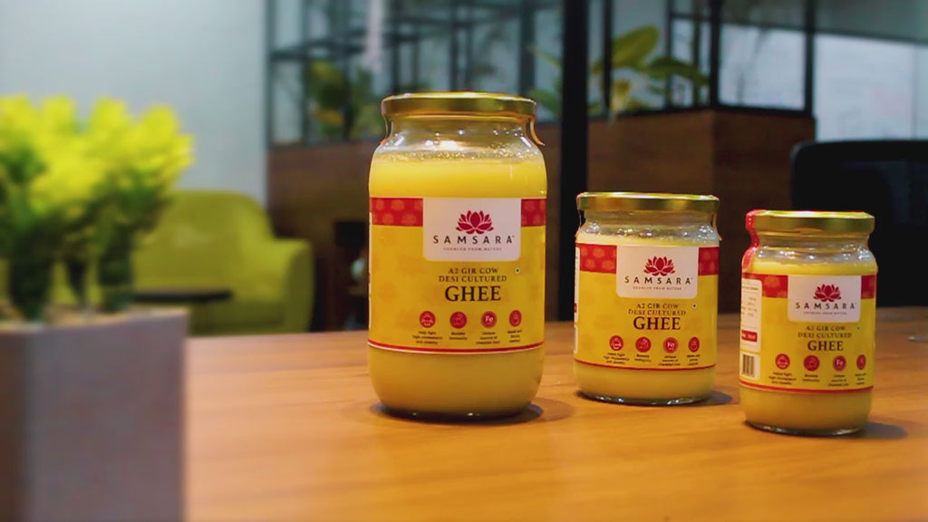 Desi A2 Gir Cow Ghee - 1000ml – Kishor Agro Products